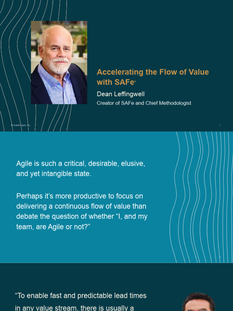 SAFe - Flow - Presentation | PDF | Flow (Psychology) | Economies