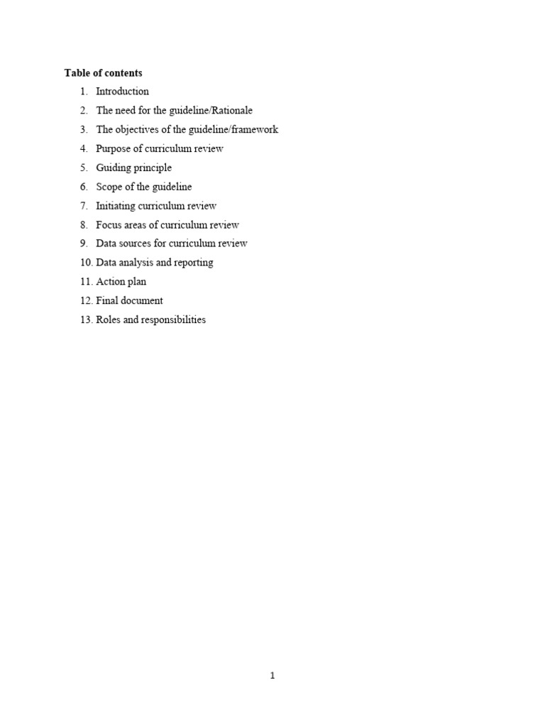 Curriculum Review Framework | PDF | Curriculum | Educational Technology