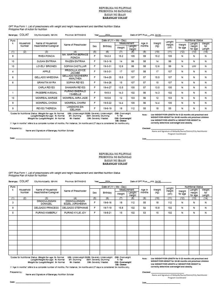 OPT Plus Form 1 | PDF | Physical Attractiveness | Diet & Nutrition