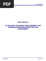 UT Procedure For Thickness Measurement Rev 07 | PDF | Calibration ...