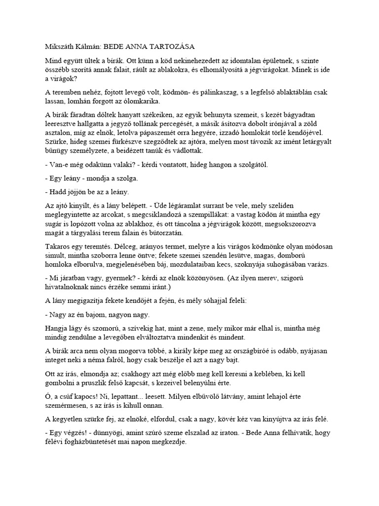 Bede Anna Tartozása | PDF