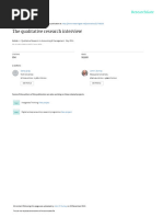 Semi-Structured Interview: A Methodological Re Ection On The ...