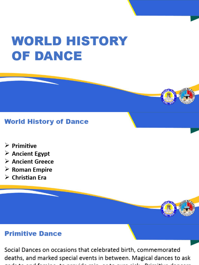 Lesson 2 World History of Dance | PDF | Dances | Philippines