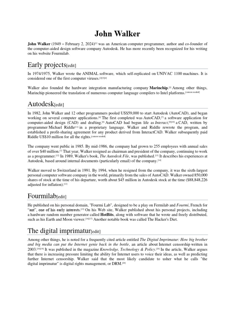 Walker | PDF | Information Technology | Cyberspace