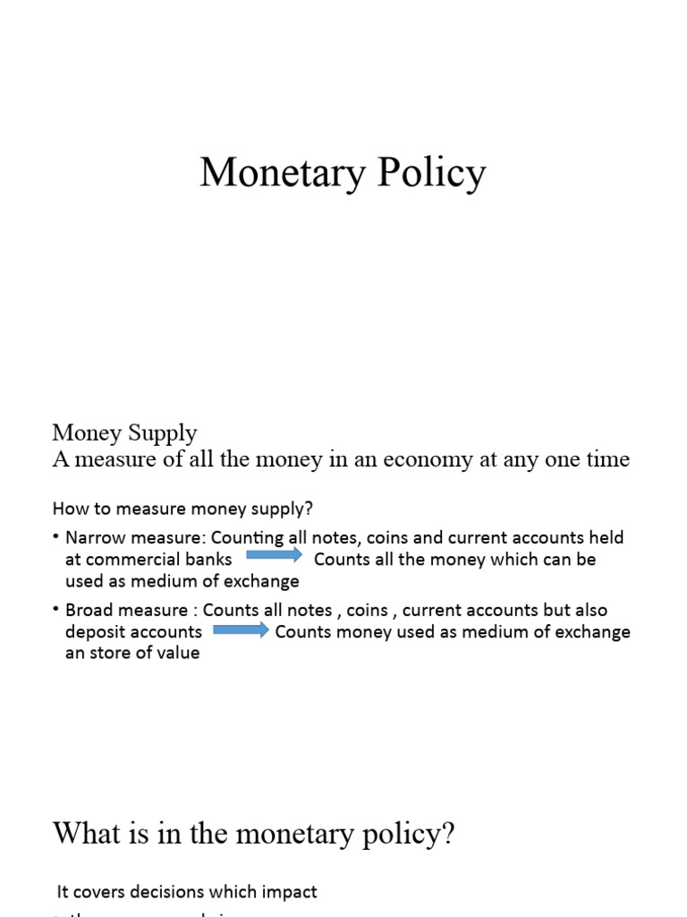 Monetary Policy | PDF