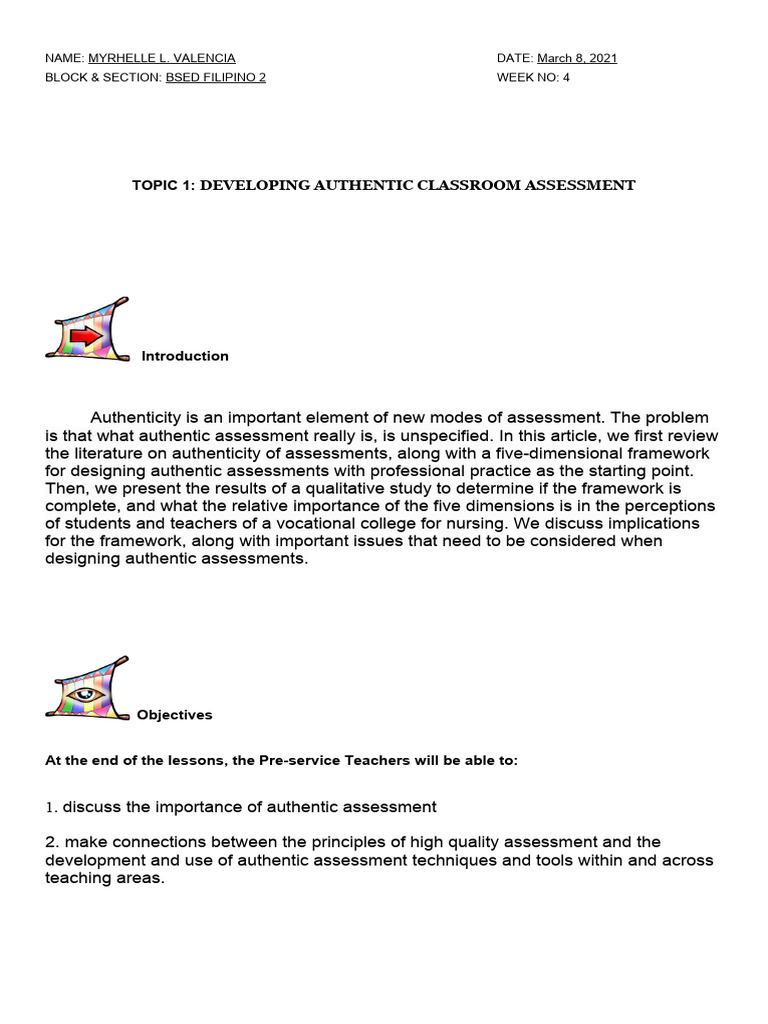 Ped 108 Topic 1-Week 4 | PDF | Educational Assessment | Thought