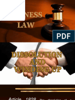 Article 1828-1842 Dissolution and Winding Up | PDF | Partnership ...