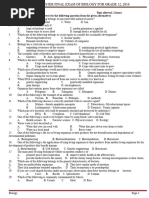 Biology Worksheet Grade 12 Unit 2 | PDF | Virus | Bacteria