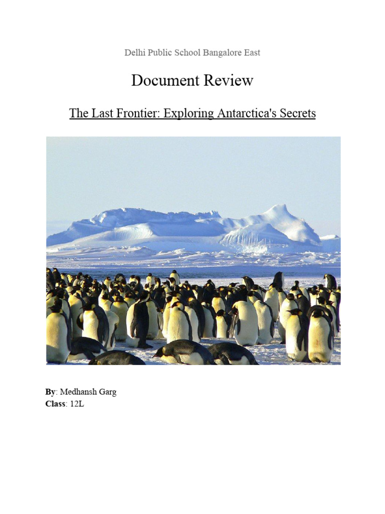 English ASL Project | Download Free PDF | Antarctica | Climate Change