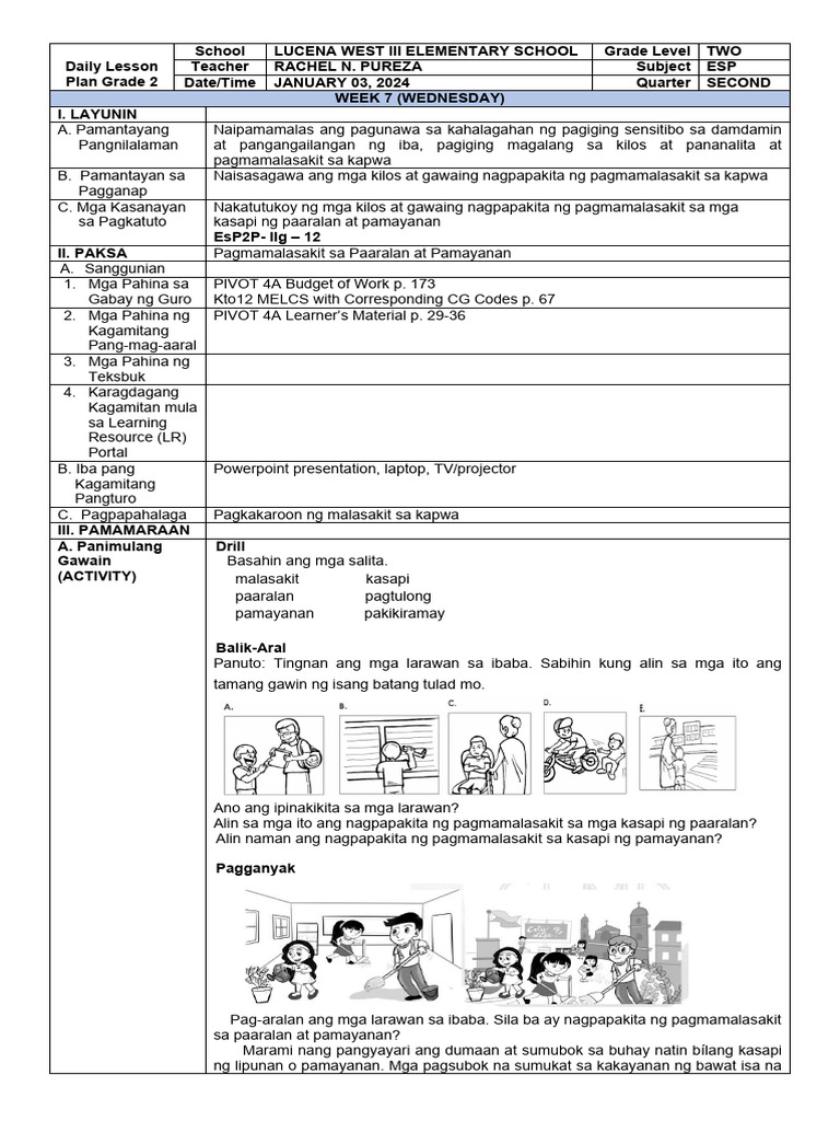 Esp2 Q2 W7 D3 5 | PDF