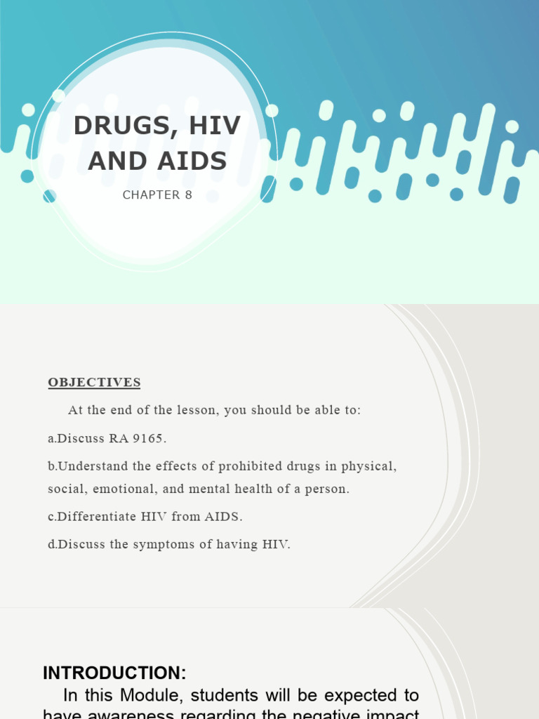Drugs, Hiv and Aids | PDF | Hiv/Aids | Infection