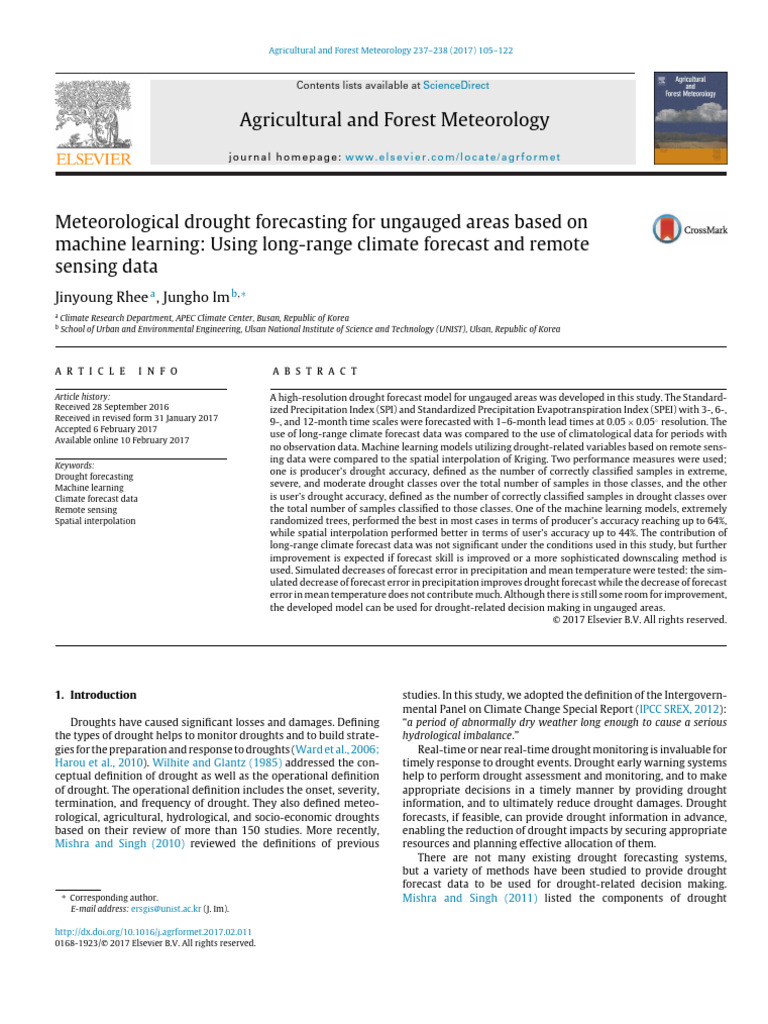 Drought Forecasting for Experts | PDF | Forecasting | Climate