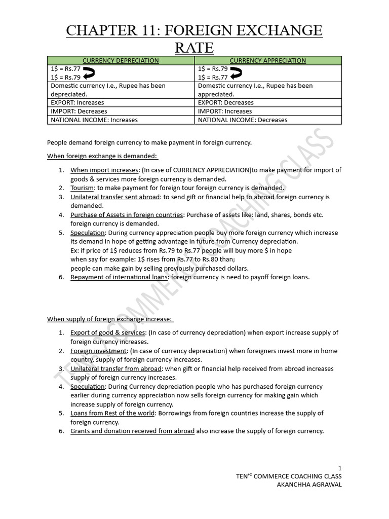 Foreign Exchange Rate Dynamics | PDF | Exchange Rate | Currency ...