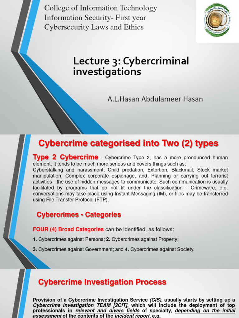 Cybersecurity Laws l3 | PDF Cybersecurity Laws l3 | PDF
