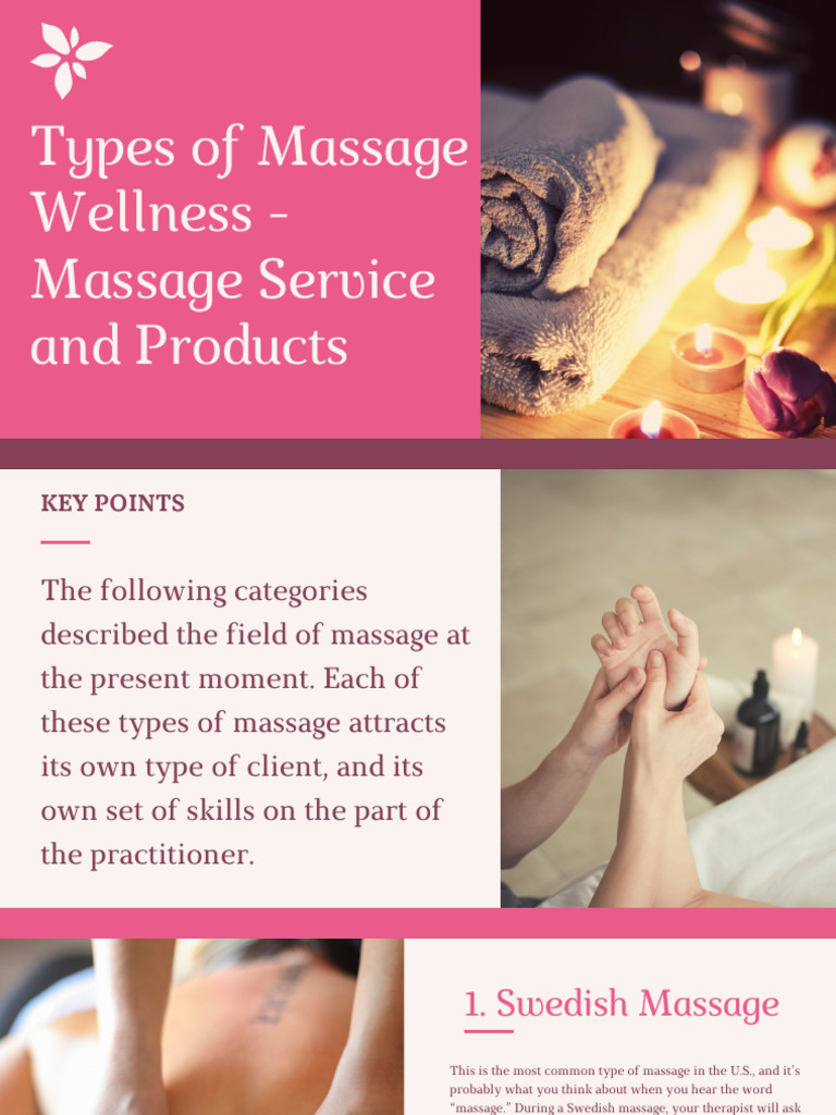 Wellness Massage Products and Services | PDF