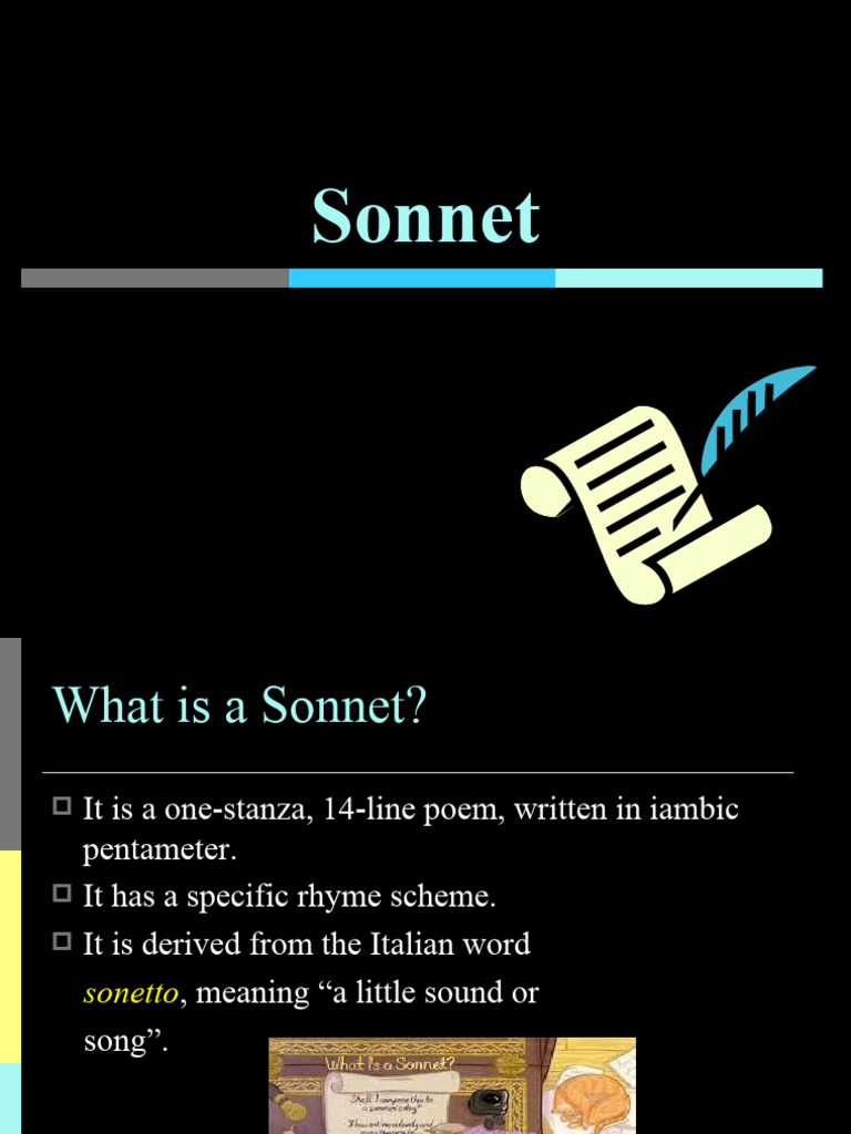 Sonnet G10 English | PDF