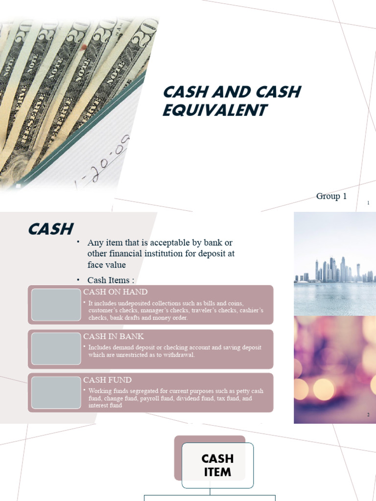 Cash and Cash Equivalents Explained | PDF | Cash | Cheque
