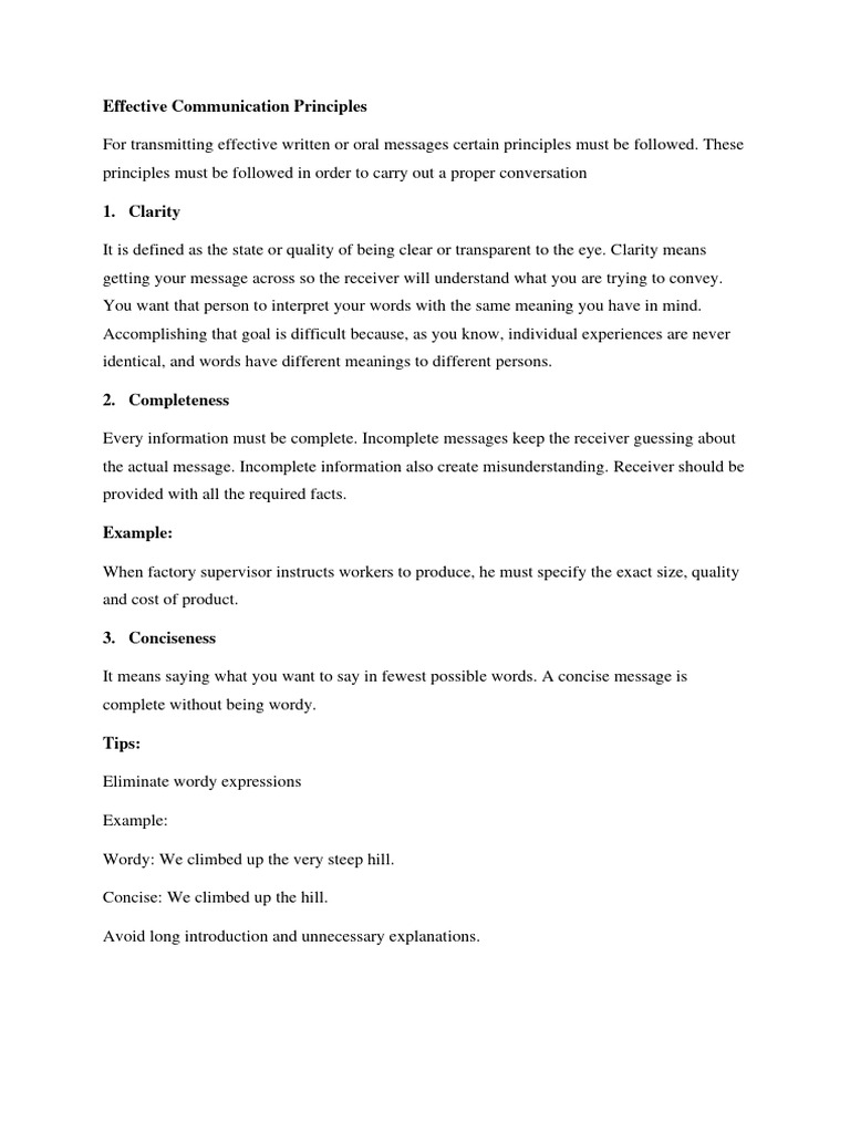 7 Cs of Effective Communication | PDF | Information | Communication