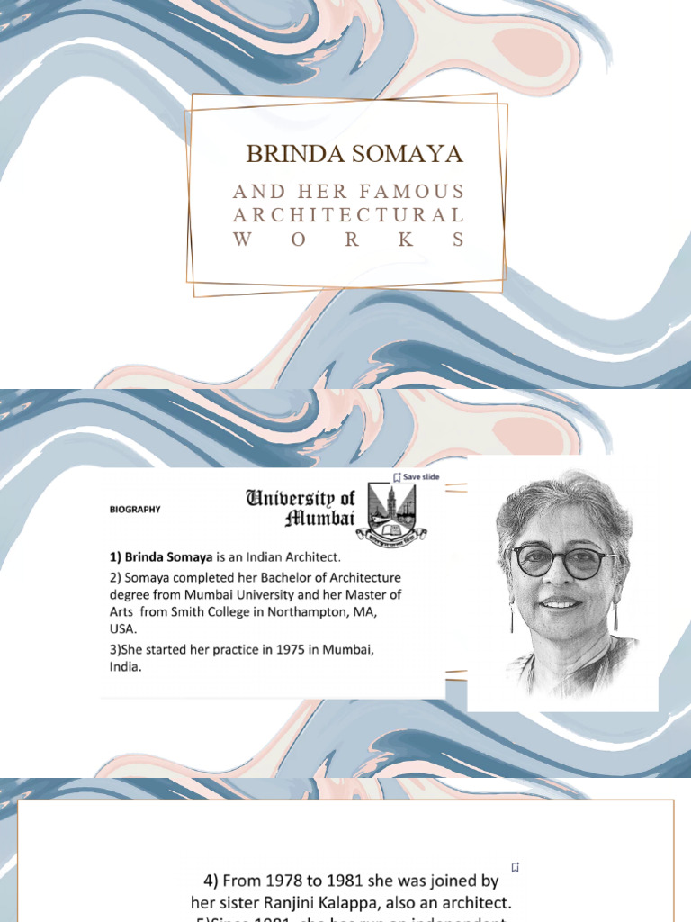 Brinda Somaya's Iconic Architecture | PDF