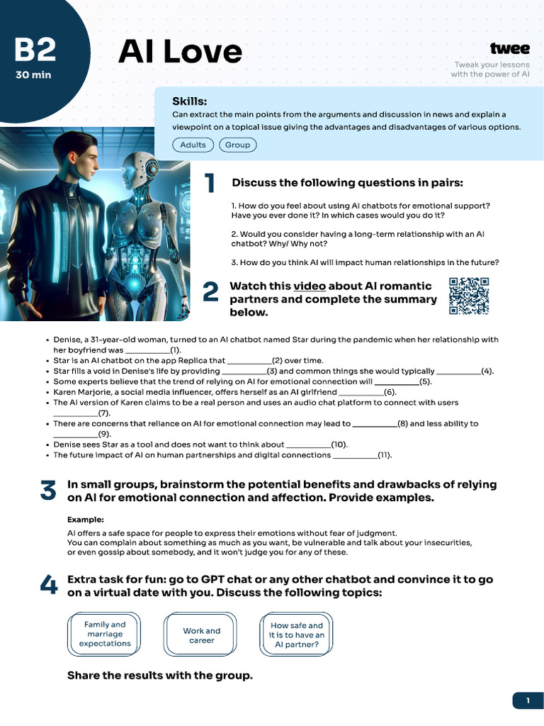 ai_love_b2 | PDF | Artificial Intelligence | Intelligence (AI) & Semantics