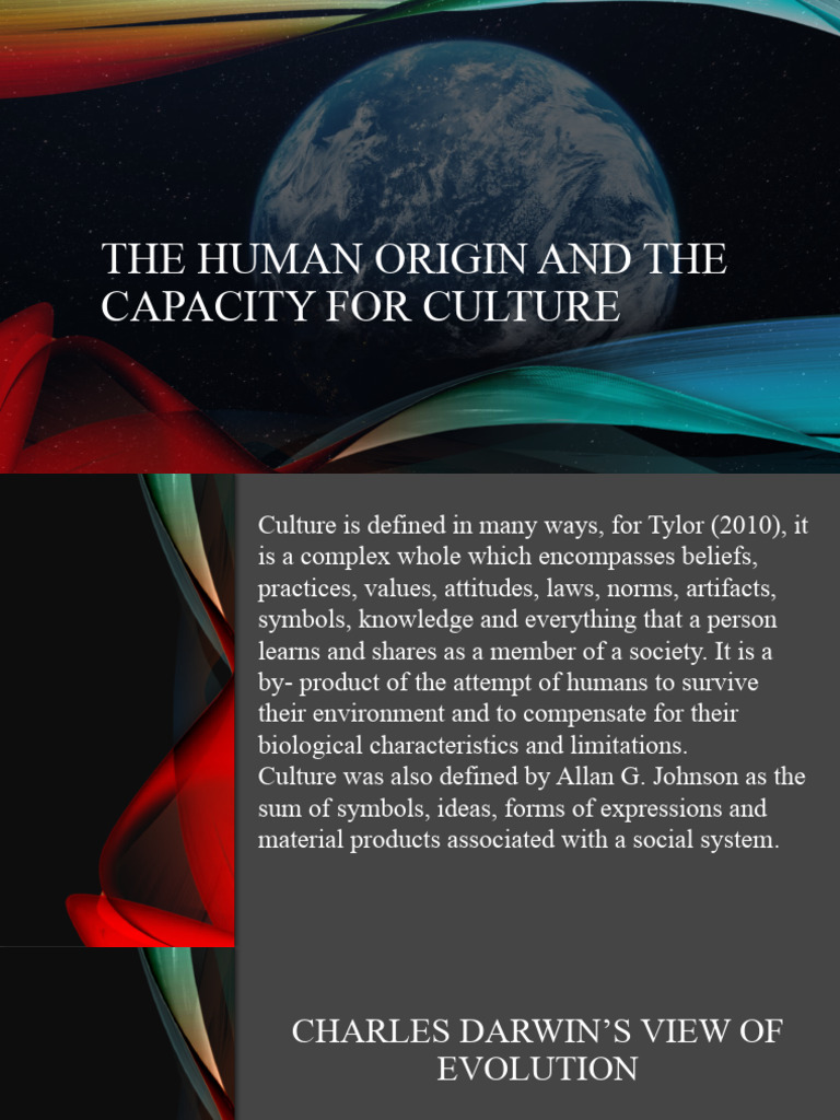 The Human Origin and The Capacity For Culture | PDF