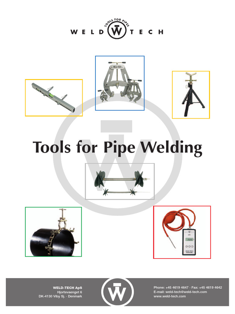 Tools For Pipe Welding: W E L D T E C H | PDF | Pipe (Fluid Conveyance ...