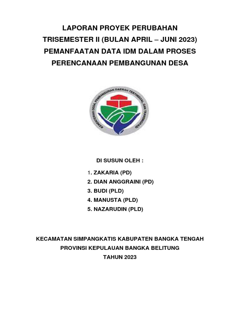 Simpangkatis Laporan Proyek Perubahan 2 | PDF | Bisnis | Pengelolaan ...