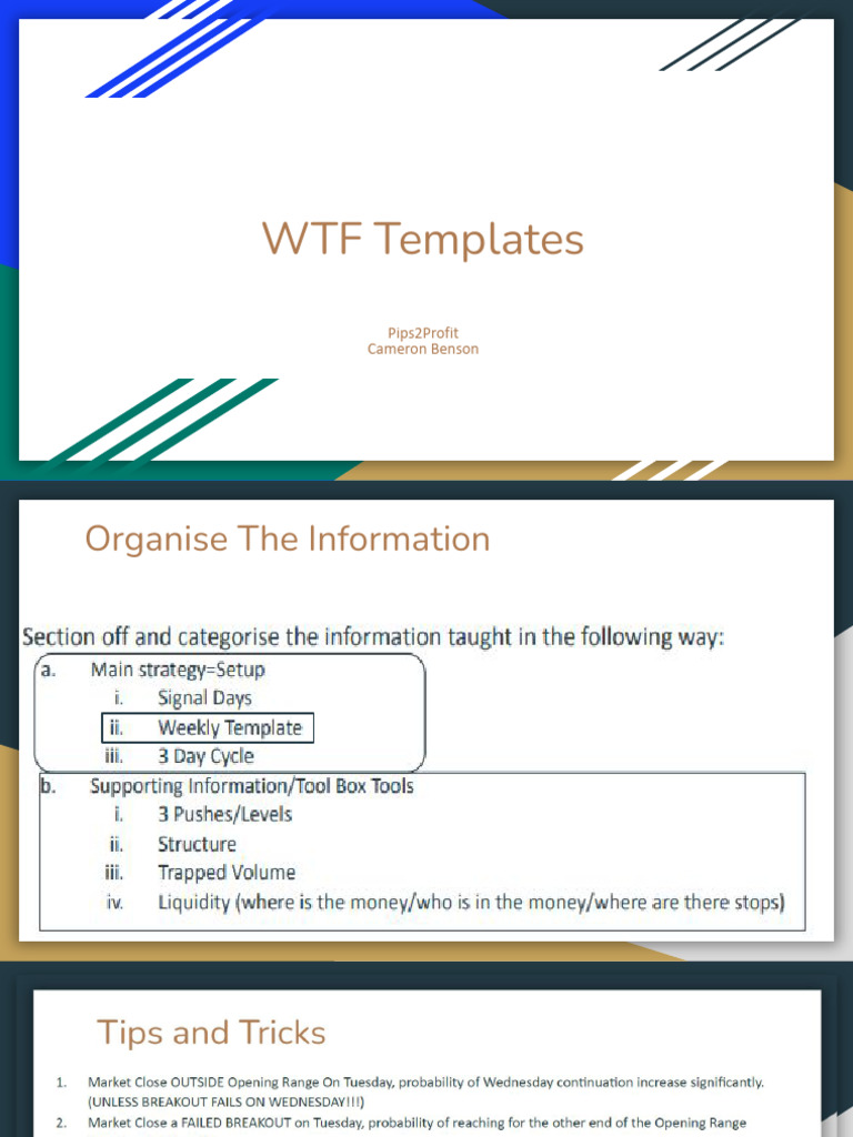 WTF Templates | PDF