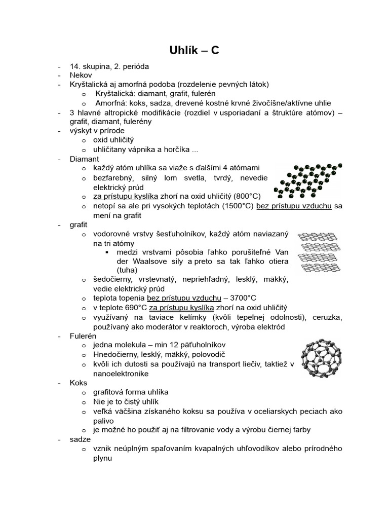 Uhlík | PDF