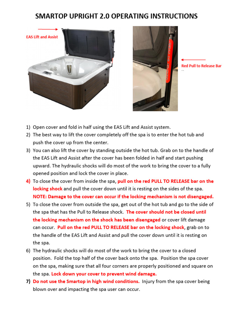 Smartop Upright 2.0 Operating Instructions | PDF | Home & Garden | Wellness