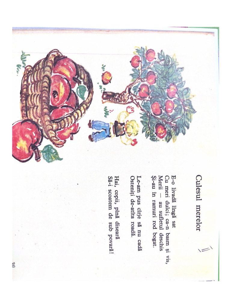 Culesul Merelor - Poezie | PDF