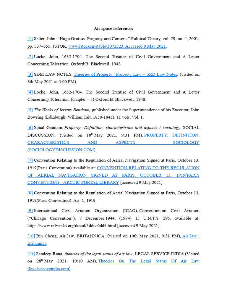 Air Space References | PDF | Justice | Crime & Violence