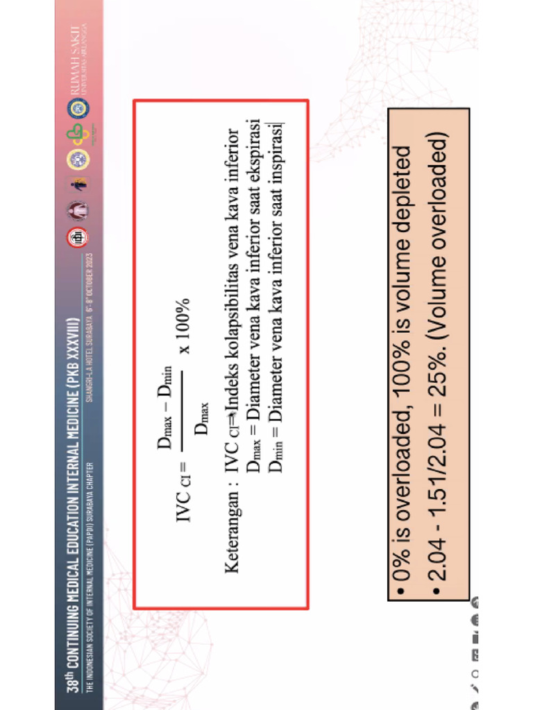 IVC Collapcibility Index | PDF