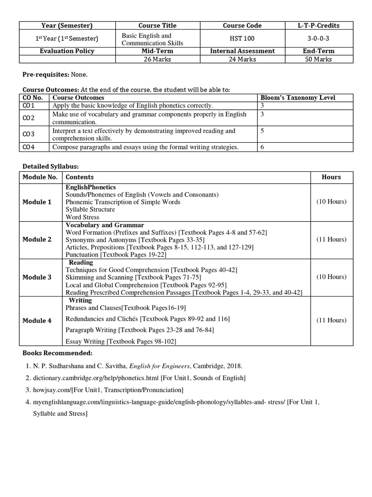 Basic English Course-2023 | PDF | English Language | Stress (Linguistics)