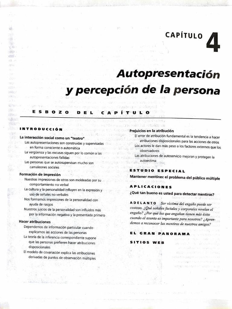 Capitulo 4 y 5 Psicología | PDF