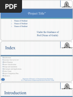 Sample PPT For Mini Project | PDF