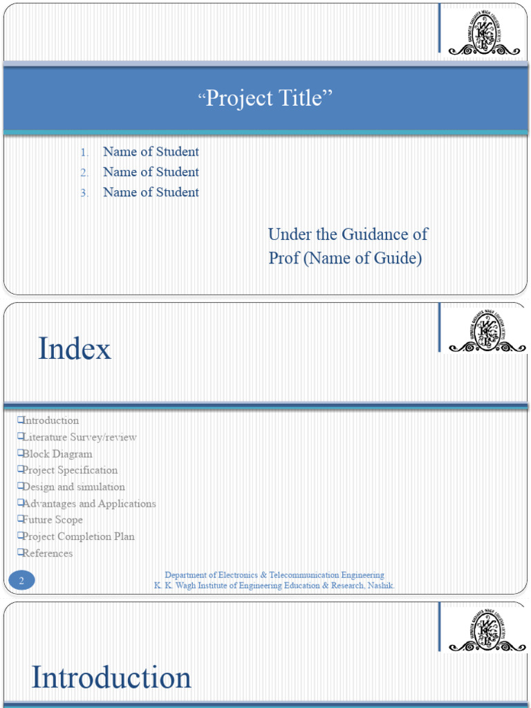 Project Presentation Format | PDF | Electromagnetism | Information And Communications Technology