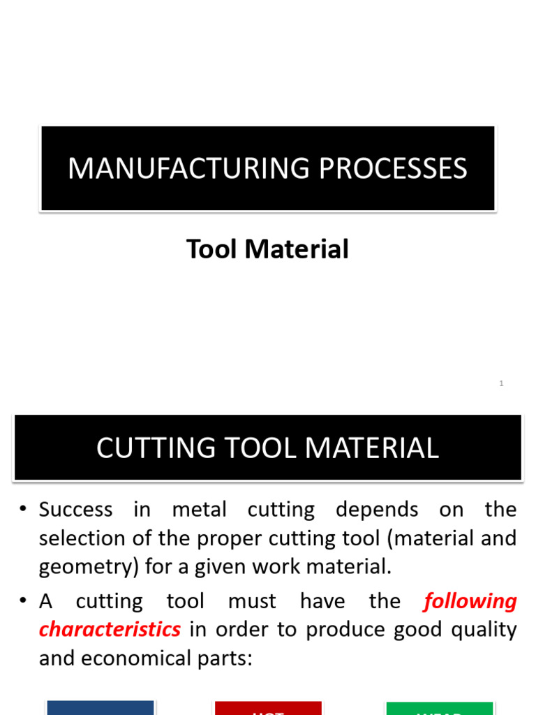 Cutting Tool Material | PDF | Wear | Hardness