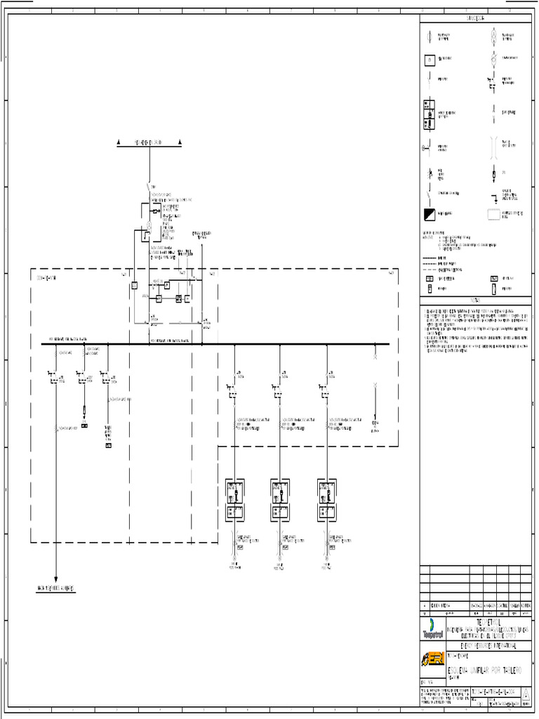 Tc13-Pe-Pt16-E-Pl-004-1 - 2-A Esquema Unifilar General Pe-N1h | PDF