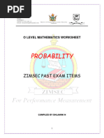 Zimsec Nov 2024 o Level Maths Paper 1 Marking Guide | PDF