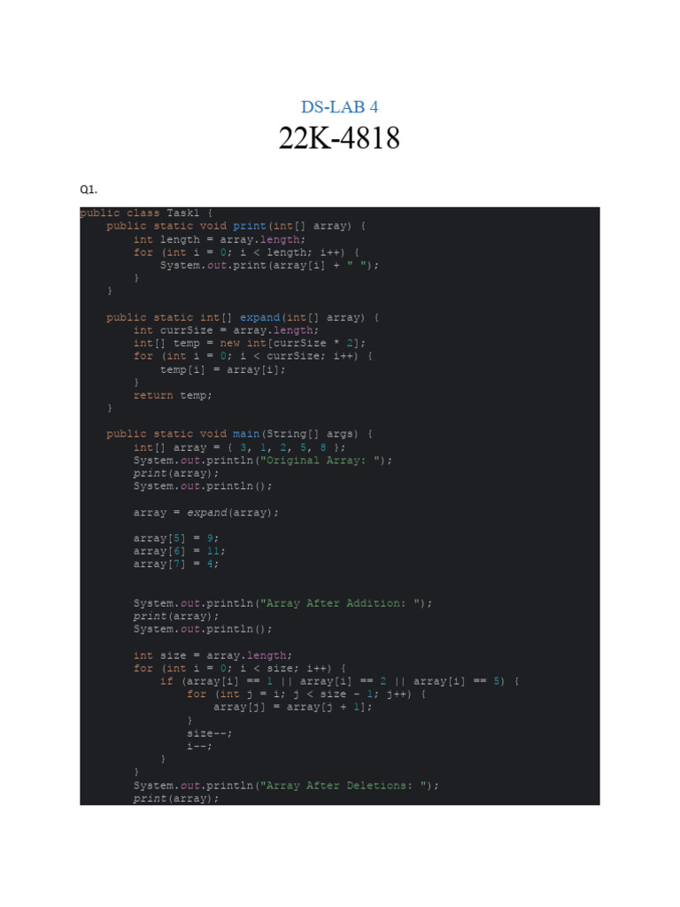 22K-4818 - Lab 4 | PDF | Information Retrieval | Computer Science 22K-4818 - Lab 4 | PDF | Information Retrieval | Computer Science
