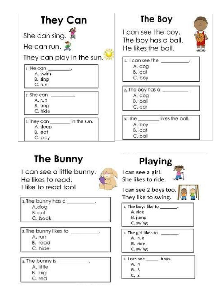Short Stories With Comprehension Test | PDF