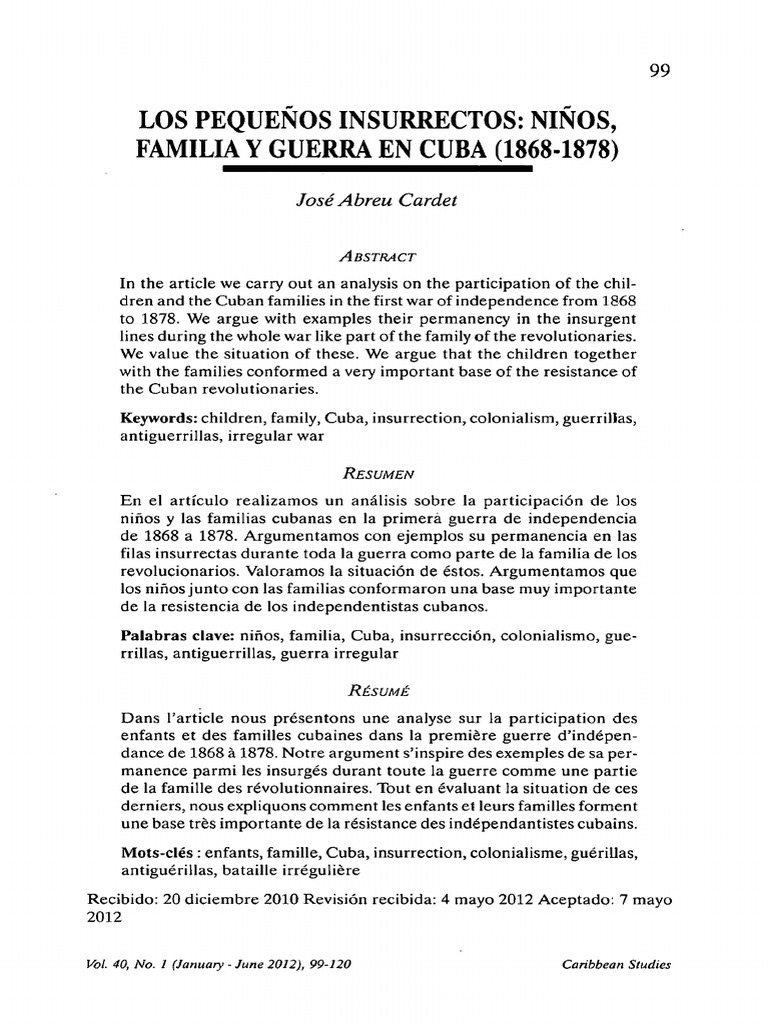 Los Pequenos Insurrectos | PDF | Cuba
