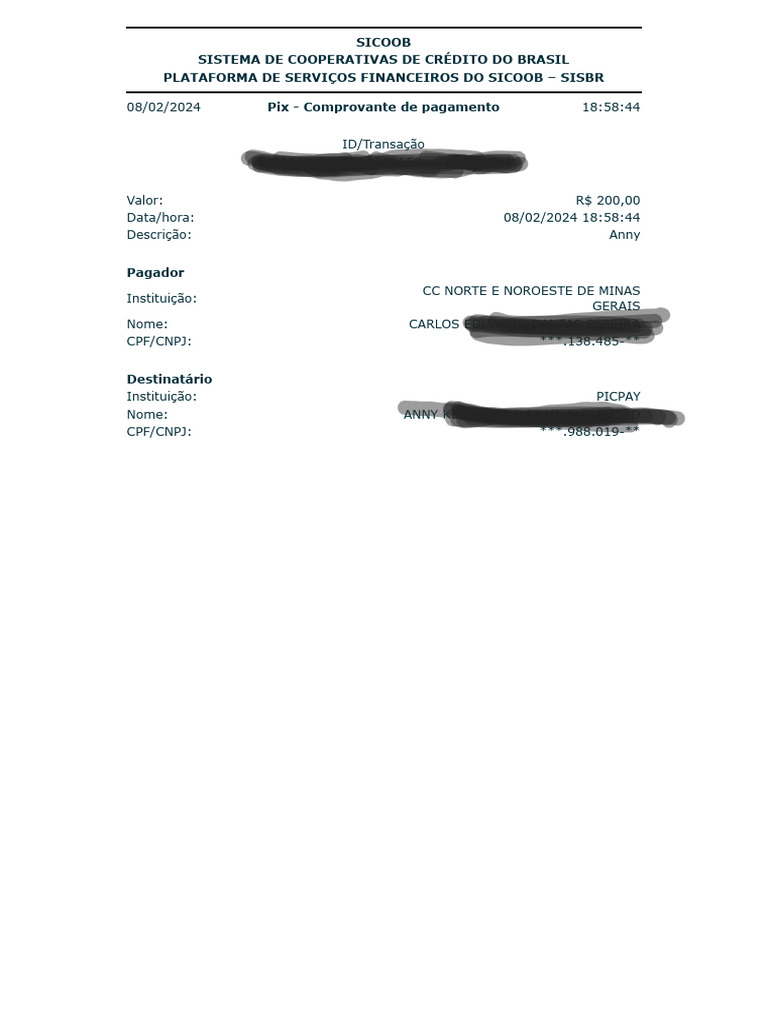 Sicoob Comprovante (08-02-2024 18-58-48) - 240210 - 101329 | PDF Sicoob Comprovante (08-02-2024 18-58-48) - 240210 - 101329 | PDF