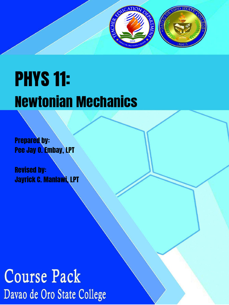 REVISED PHYS 11 - Coursepack | PDF | Euclidean Vector | International ...