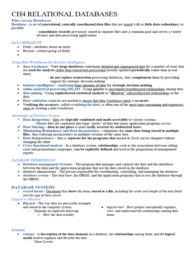 Ais CH4 | PDF | Relational Model | Databases Ais CH4 | PDF | Relational Model | Databases