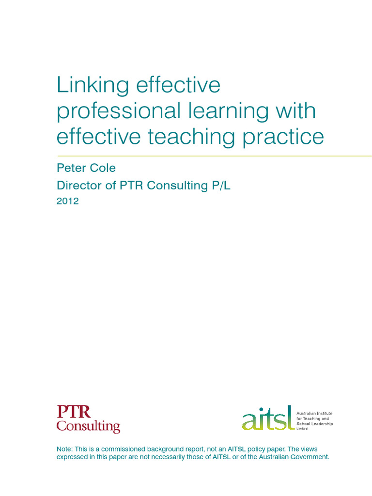 linking_effective_professional_learning_with_effective_teaching ...