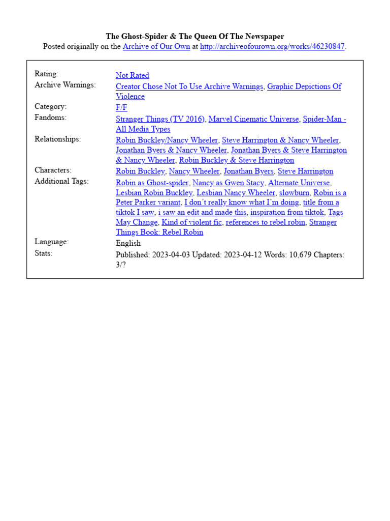 The Ghost-Spider The | PDF