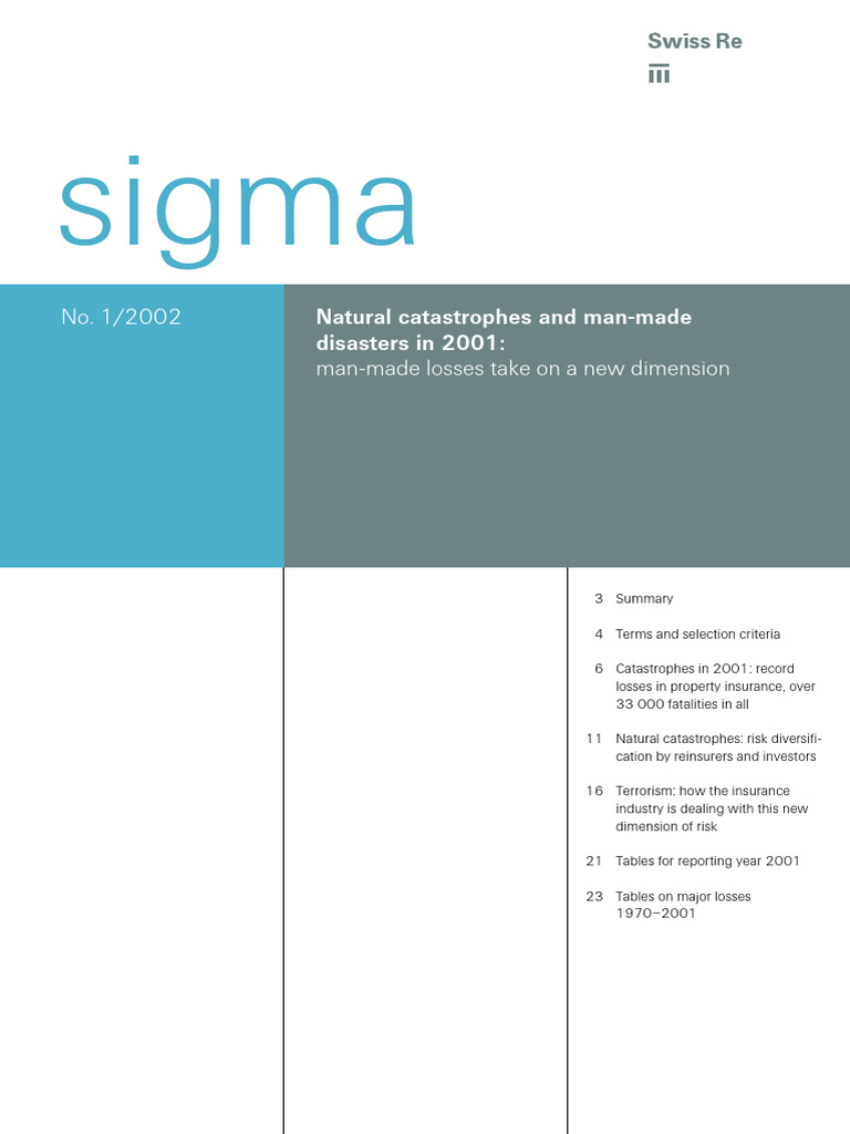 5521_sigma | PDF | Natural Disasters | Insurance
