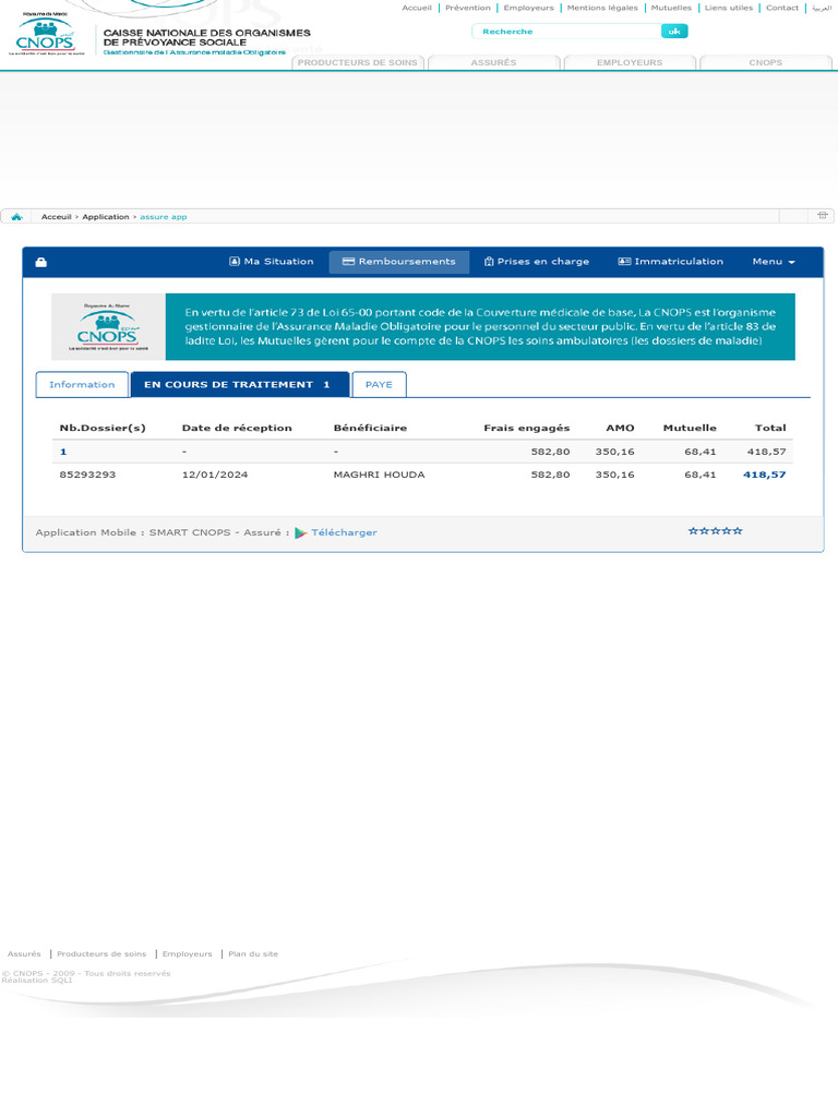 Assure App CNOPS 5 | PDF